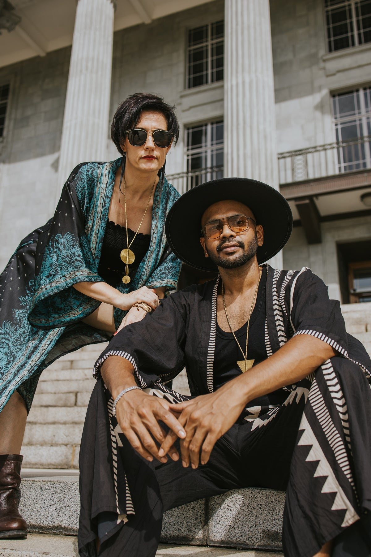 Indian Kimono Singapore, up-cycled silk created by Dj-duo – Raja Rani org