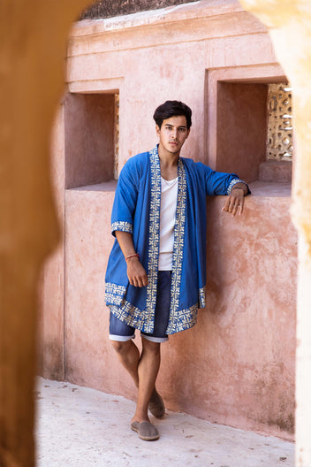 Indian Kimono Singapore, up-cycled silk created by Dj-duo – Raja Rani org